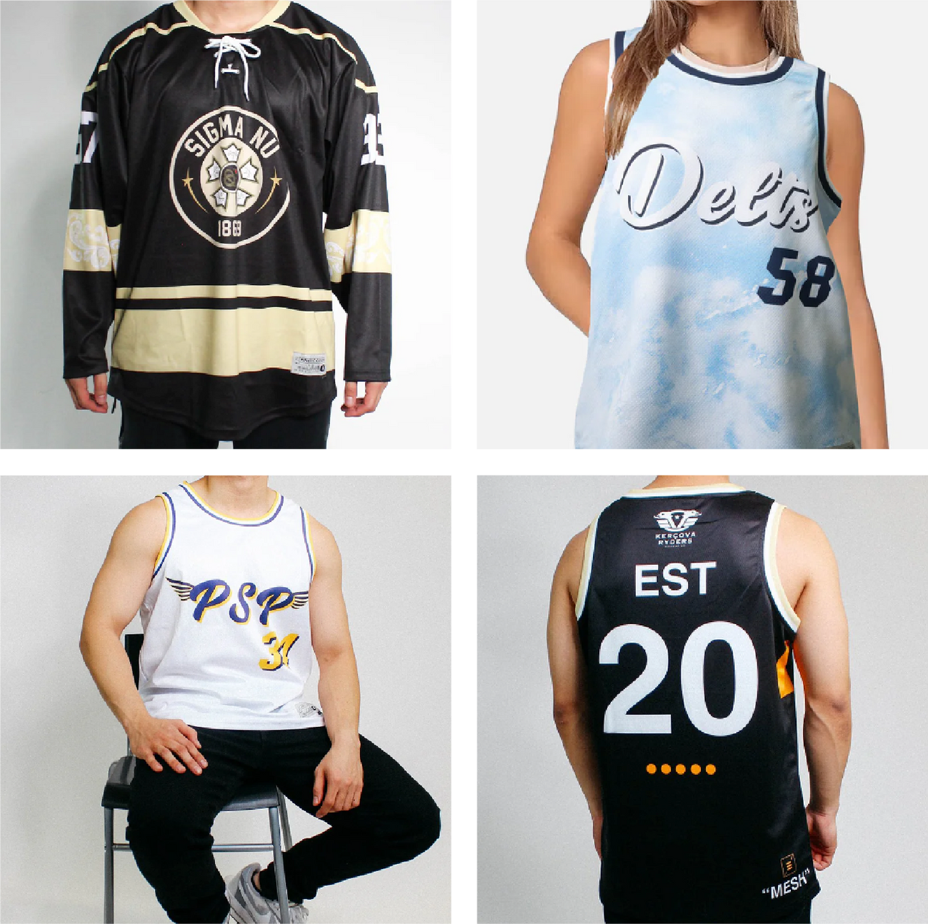 Delta Sigma Phi - Miami Beach Splash Baseball Jersey – Kinetic Society LLC
