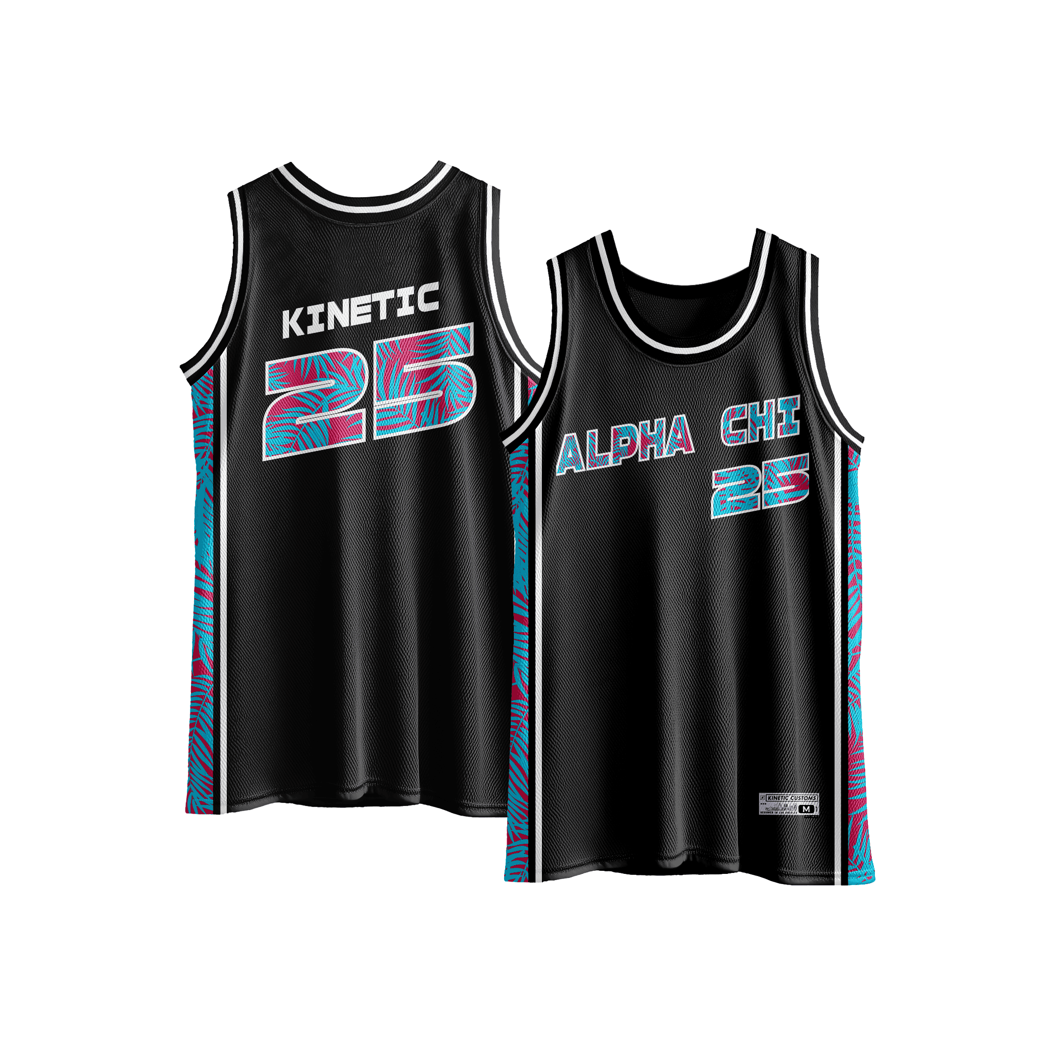 Alpha Chi Omega - Neo Palms Basketball Jersey – Kinetic Society LLC