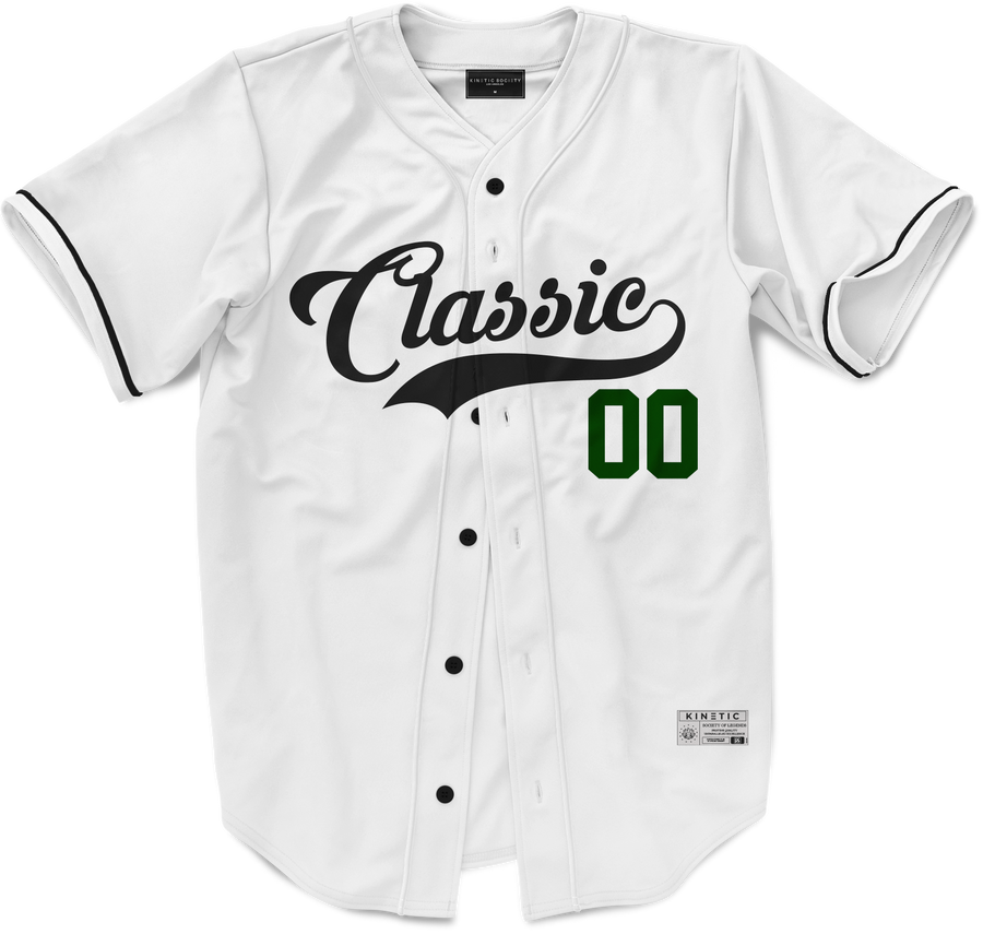 Kinetic ID - Classic Ballpark Green Baseball Jersey – Kinetic Society LLC