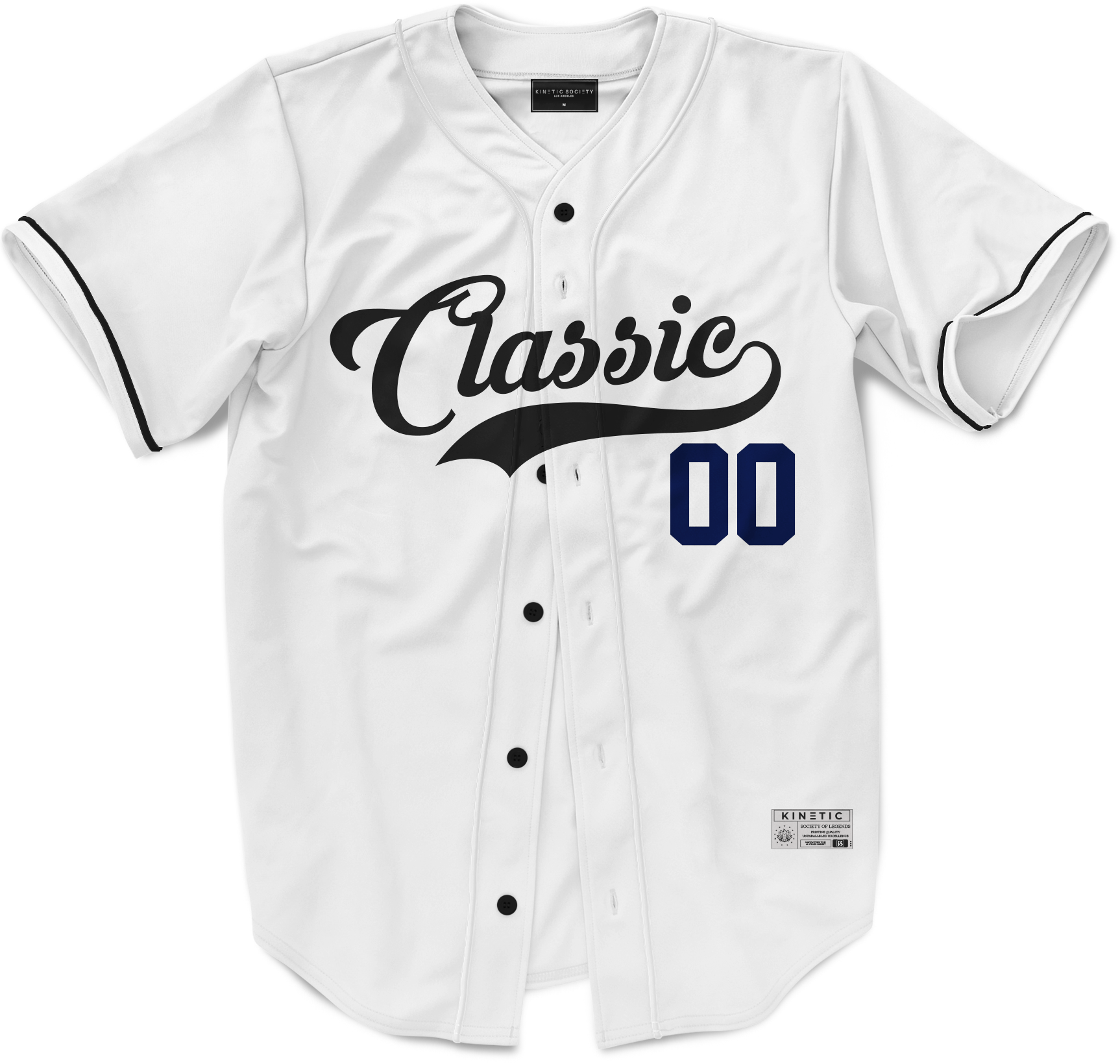 Kinetic ID - Classic Ballpark Blue Baseball Jersey – Kinetic Society LLC